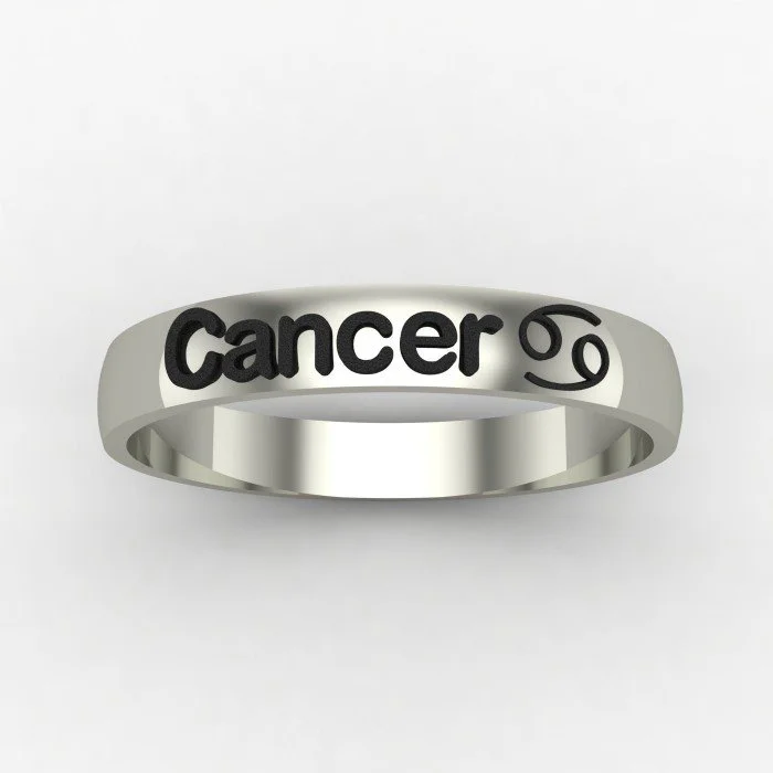 Cancer Zodiac Sign Ring | 49jewels.com